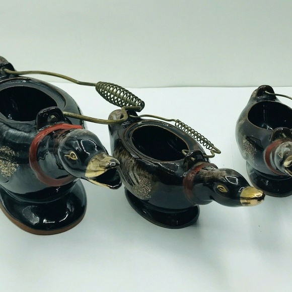 Dining | Vintages Japanese Tea Pots Ceramic Duck Redware | Poshmark